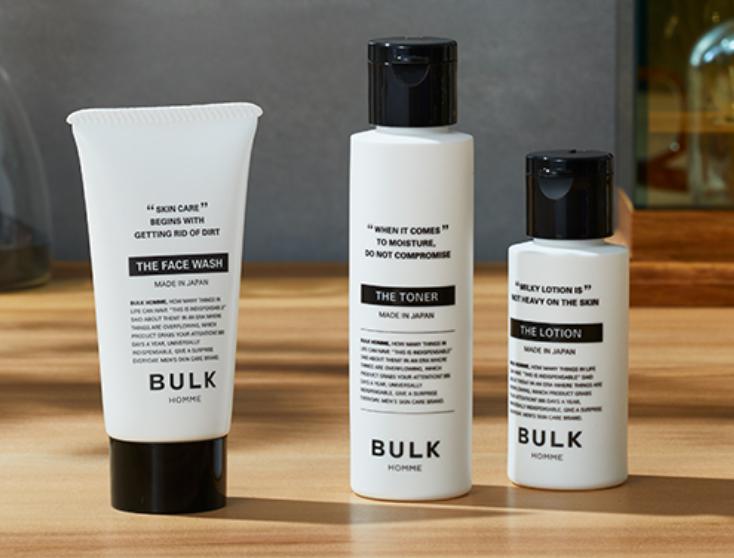【BULK HOMME バルクオム】メンズスキンケアのベーシックに